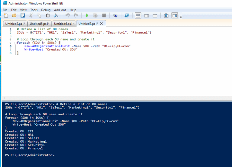 How To Manage Organizational Units (OUs) In Active Directory With PowerShell – Creation ...