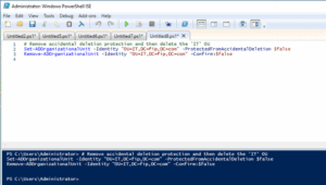 How To Manage Organizational Units (OUs) In Active Directory With PowerShell – Creation ...