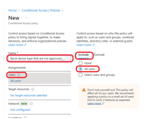 How To Configure A Conditional Access Policy To Block Unapproved ...